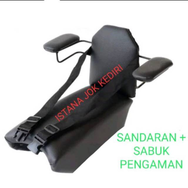 Jual Jok sandaran motor anak | jok boncengan depan sandaran anak ...