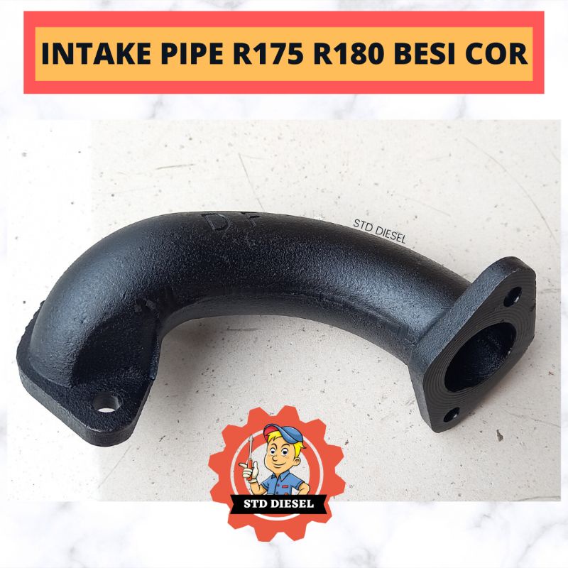 Jual INTAKE PIPE R175 R180 BAHAN BESI COR TEBAL 7 8 HP PK GAGANG FILTER ...