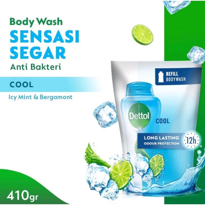 Jual Dettol Body Wash Cool 410gr | Shopee Indonesia