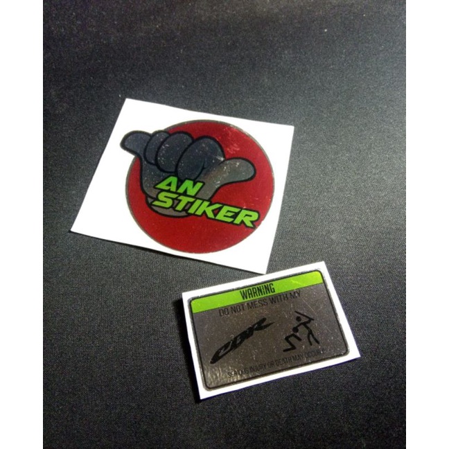 Jual Stiker warning cbr Crom | Shopee Indonesia