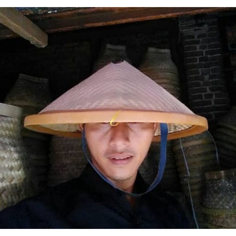 Jual Topi Caping Petani Bahan Kulit Bambu | Shopee Indonesia