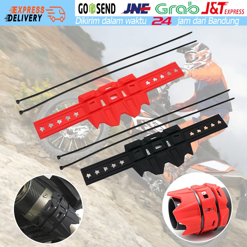 Jual Anti Panas Knalpot Pelindung Anti Panas Knalpot KLX 150 CRF 150 WR ...