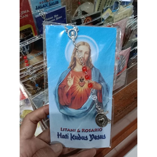 Jual KAPLET ROSARIO dan LITANI HATI KUDUS YESUS | Shopee Indonesia