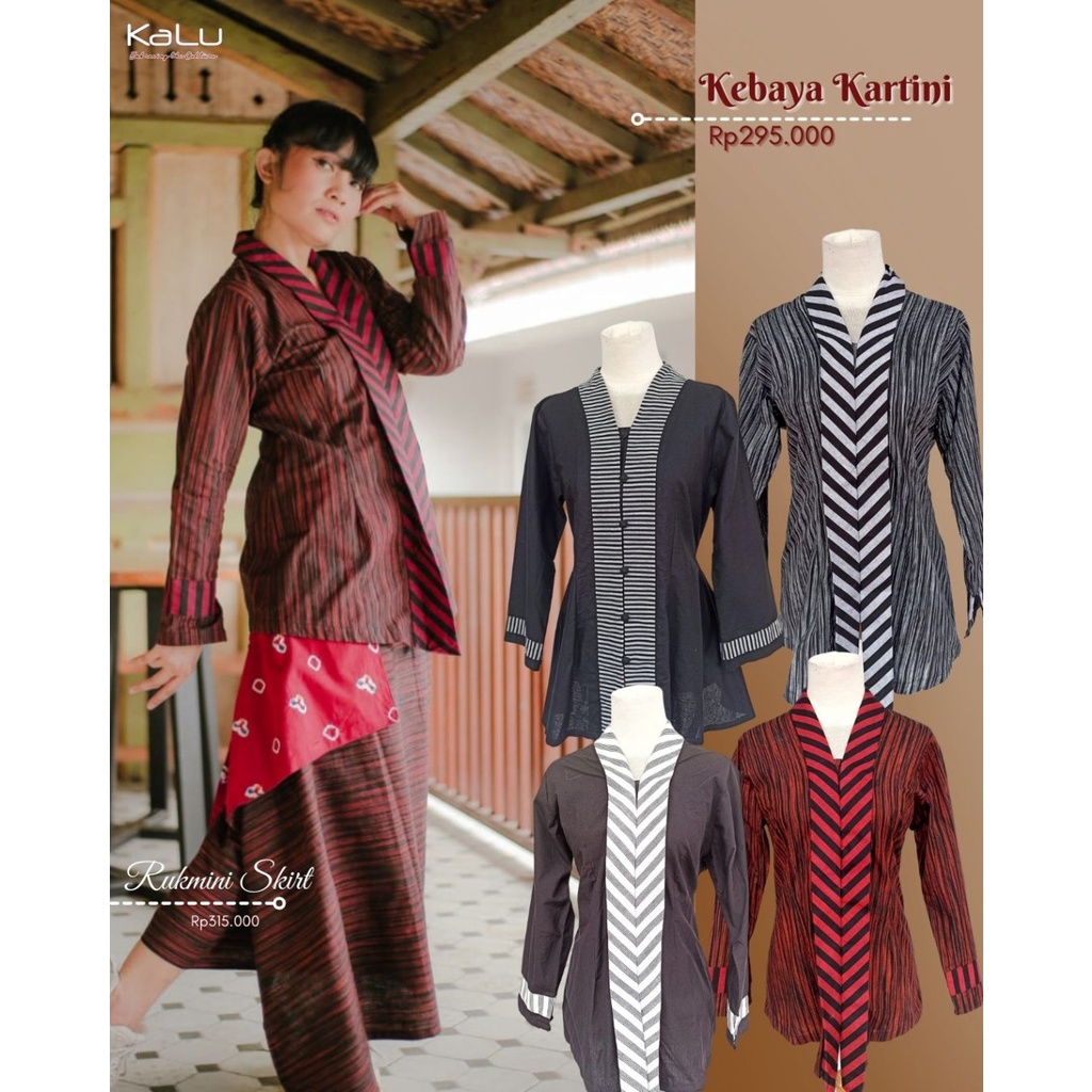 Jual kebaya wanita Kebaya Kartini/Kebaya lurik/kebaya tradisional ...