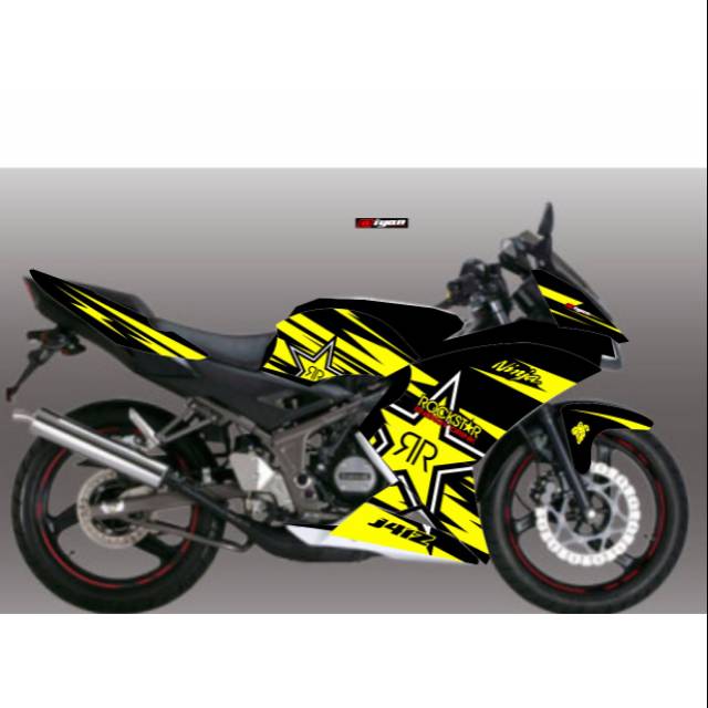 Jual Decal stiker kawasaki Ninja RR 2 tak lama dan 2tak superkips full ...