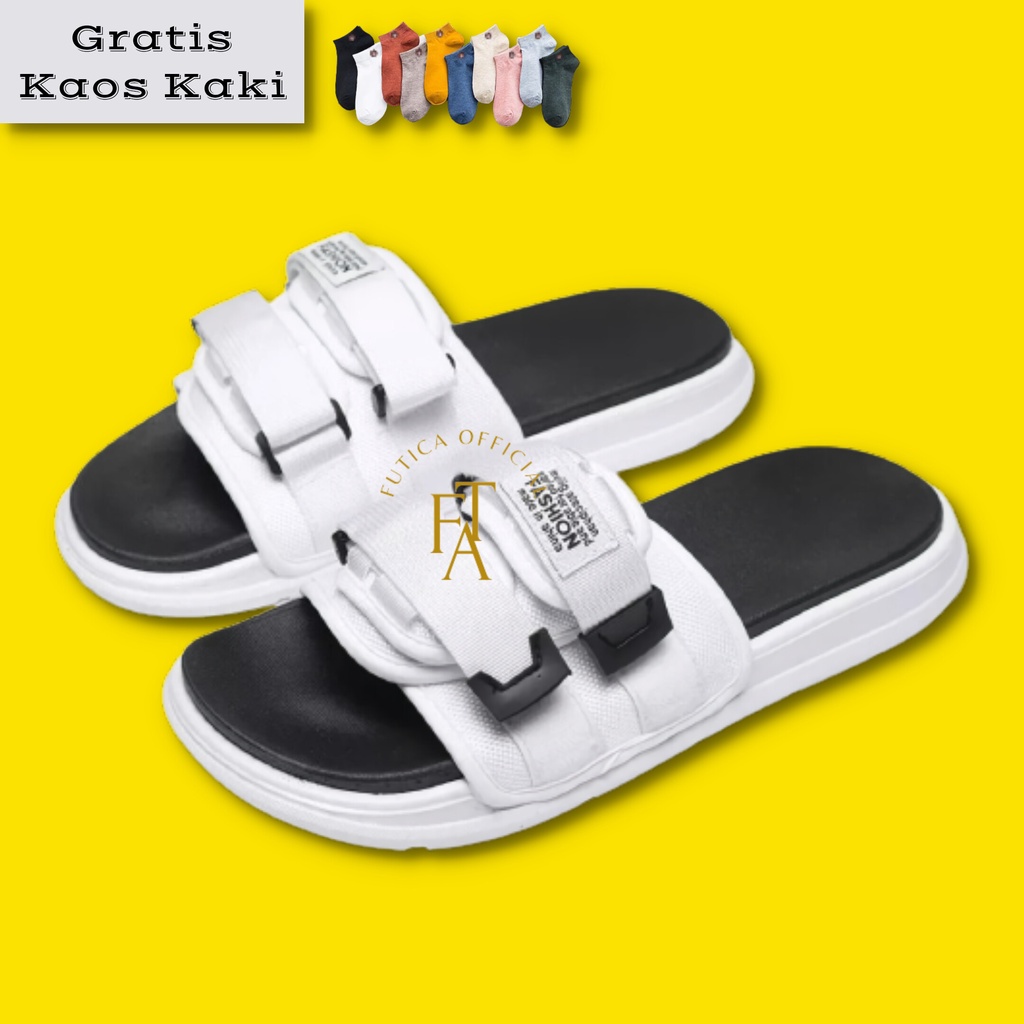 Jual Sandal Slop Pria Wanita Rumah Original Kekinian Branded Nyaman ...