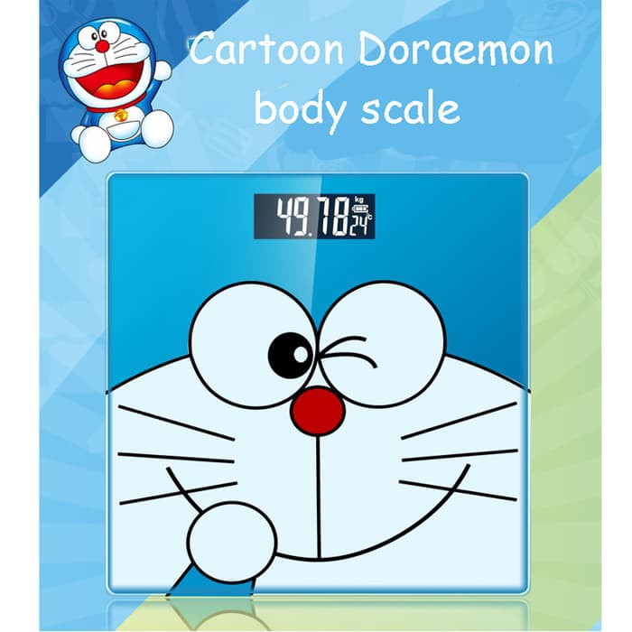 Jual Timbangan Badan Digital LCD Doraemon Maks 180kg / Body Weight ...