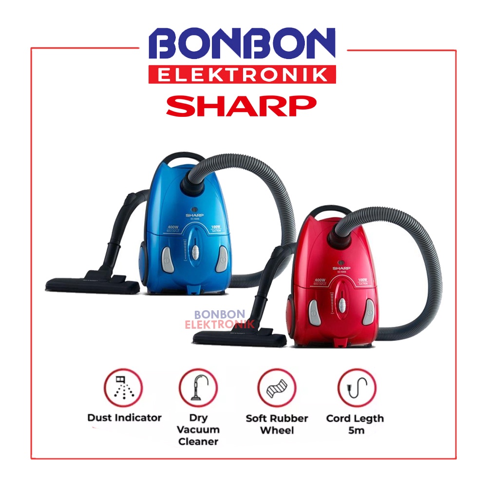 Jual Sharp Vacuum Cleaner EC-8305 / EC8305 / EC-8305-B/P | Shopee Indonesia