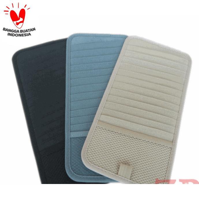 Jual Organizer tempat cd dvd kartu sunvisor mobil - Hitam murah ...