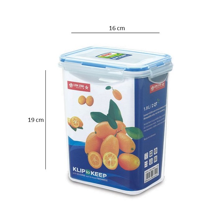 Jual Lion Star Tempat Makan Klip To Keep 1103 1.9L (KP-63) | Shopee ...