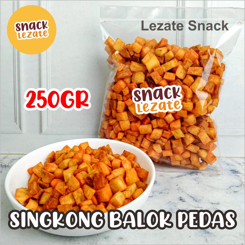 Jual Sedap Snack - Singkong Balok Pedas 250gr Murah / Kripik Singkong ...