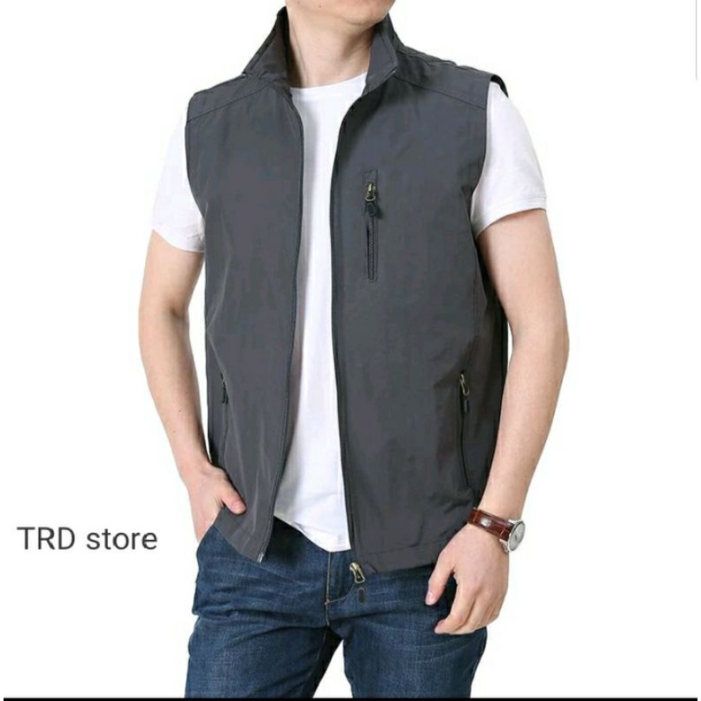 Jual rompi outdoor lapangan pria / rompi proyek | Shopee Indonesia