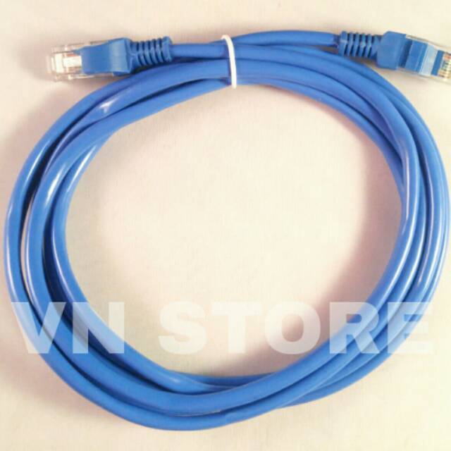 Jual KABEL LAN 3M CAT 5E / KABEL UTP 3 METER PABRIKAN (PANJANG REAL SEKITAR 2.7 METER) | Shopee ...