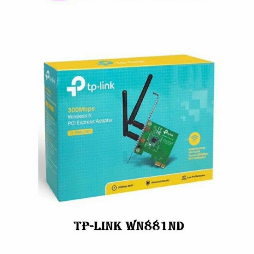 Jual TP-LINK TL-WN881ND Wireless N PCI Express Adapter / PCI Express ...