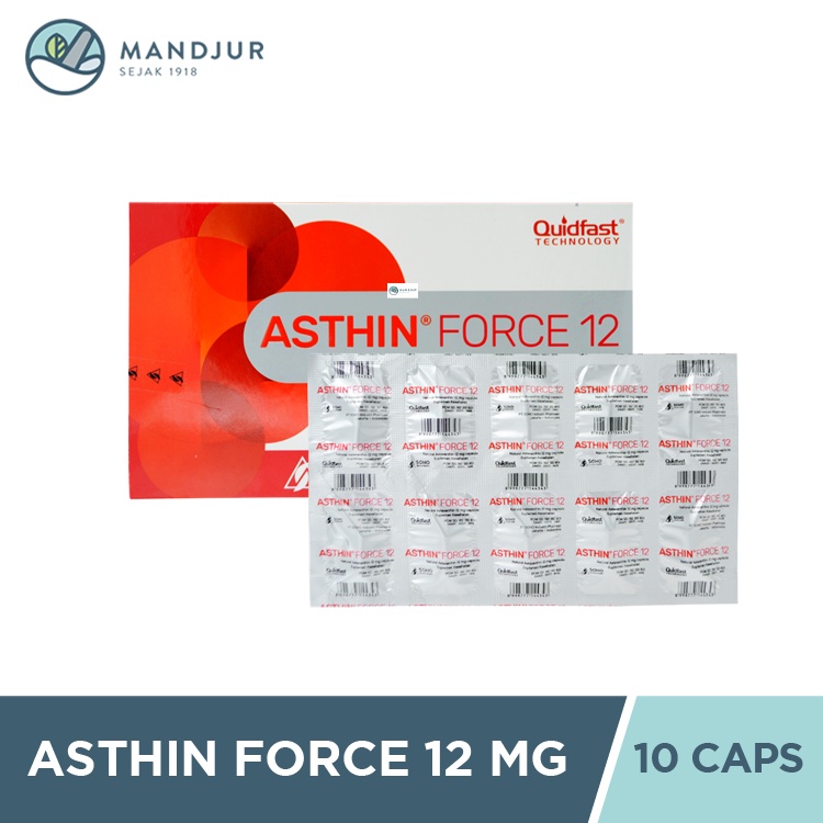 Jual Asthin Force 12 Mg 10 Kapsul - Antioksidan Alami Menjaga Kesehatan ...