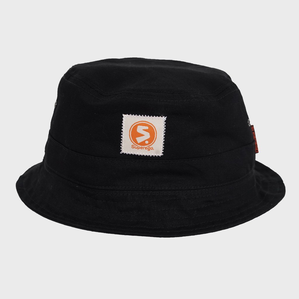 Jual Superego Topi Premium Bucket Hat Hitam Woven | Shopee Indonesia