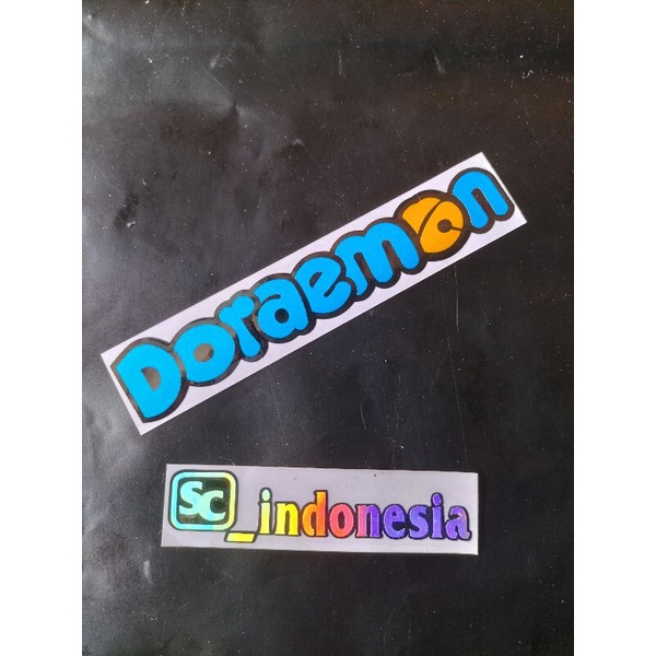 Jual STIKER CUTTING TULISAN DORAEMON | Shopee Indonesia