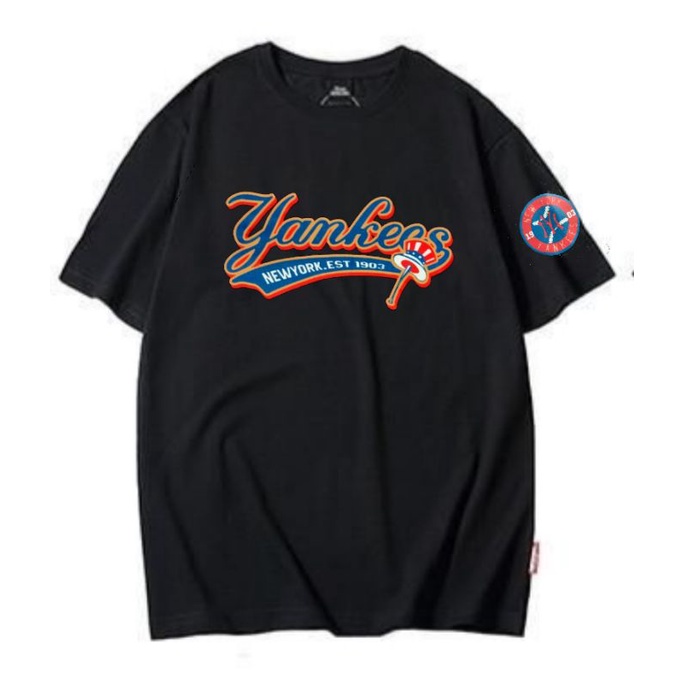 Jual Kaos NY Yankees Baseball MLB Tshirt New York Distro Basket Pria ...