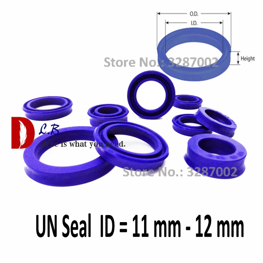 Jual PU buffer Gasket ID = 11 mm - 12 mm Hydraulic cylinder piston and ...
