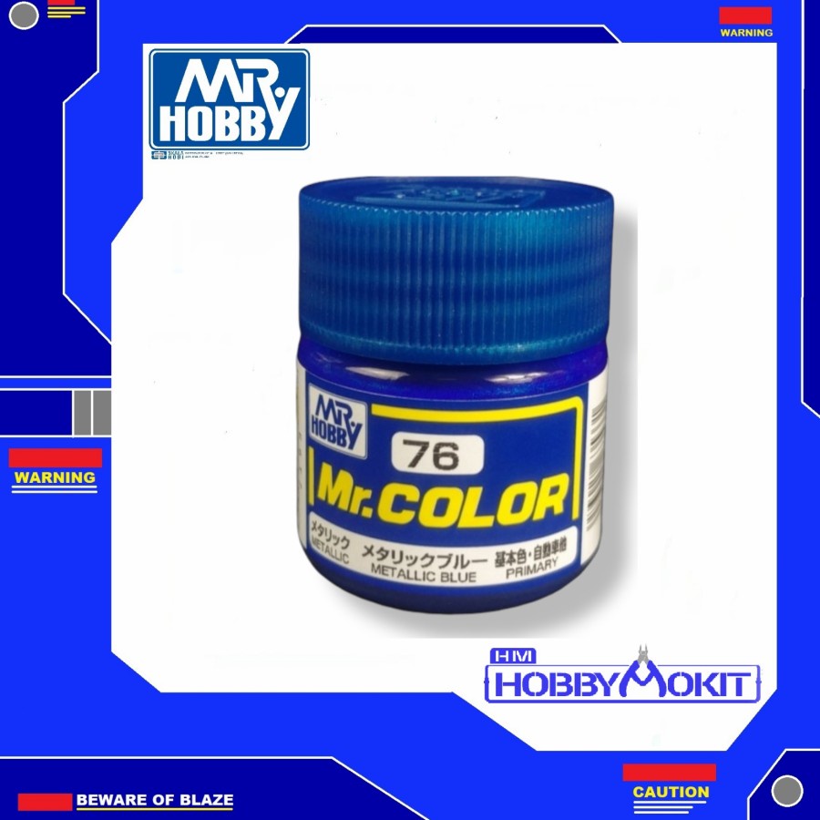 Jual C76 METALIC BLUE - MR HOBBY GSI CREOS - MR COLOR | Shopee Indonesia