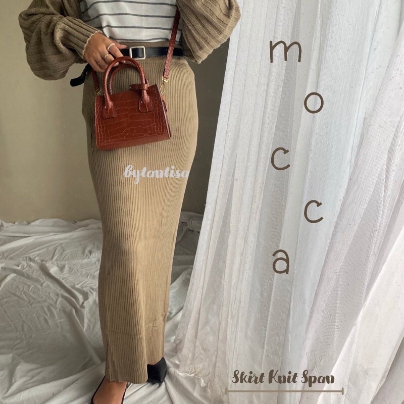 Jual Bytantisa - Rok Span Rajut Press Body Motif Skirt Formal Knit ...