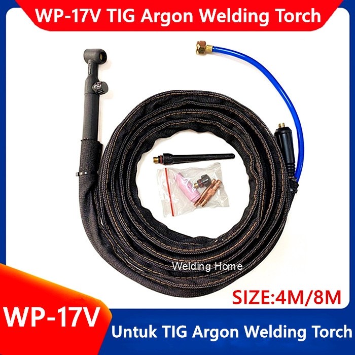 Jual WP17V Stang Las Argon TIG Welding Torch CO CO2 WP-17V WP 17V 4M 8M ...