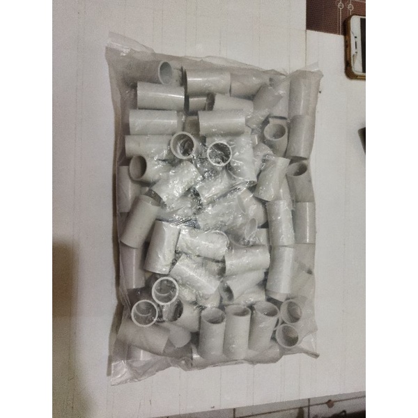 Jual Sok Pipa Listrik 20mm / Sok Pipa Pvc 20mm / Sok Pipa Polos /Tanpa ...