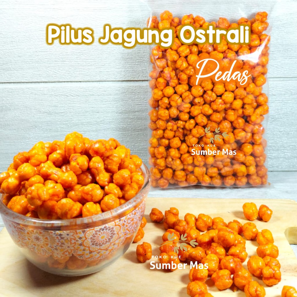 Jual PILUS JAGUNG 250GR / PILUS AUSTRALI pedes / PILUS AUSTRALIA pedas ...