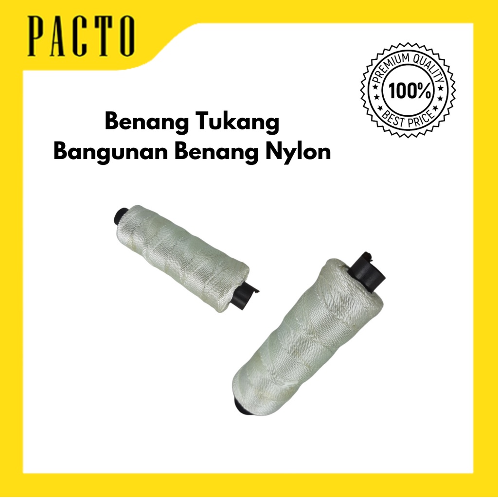 Jual Benang Tukang Bangunan Nilon Nylon Tali Sol Senar Putih Besar ...