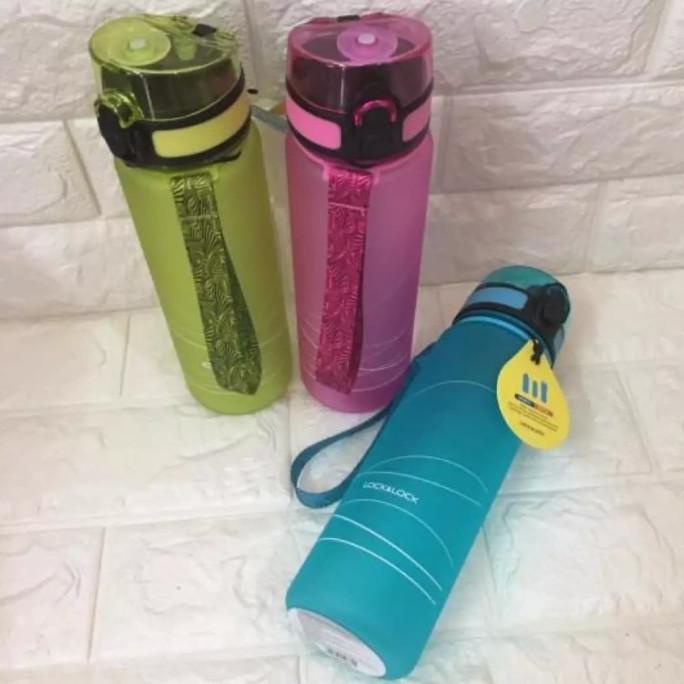 Jual lock&lock lock n lock botol minum one touch cap bottle 600ml 600 ...