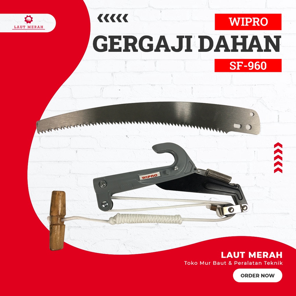 Jual Gunting Dahan Tarik / Gergaji Dahan Wipro / Gunting Galah Tarik | Shopee Indonesia