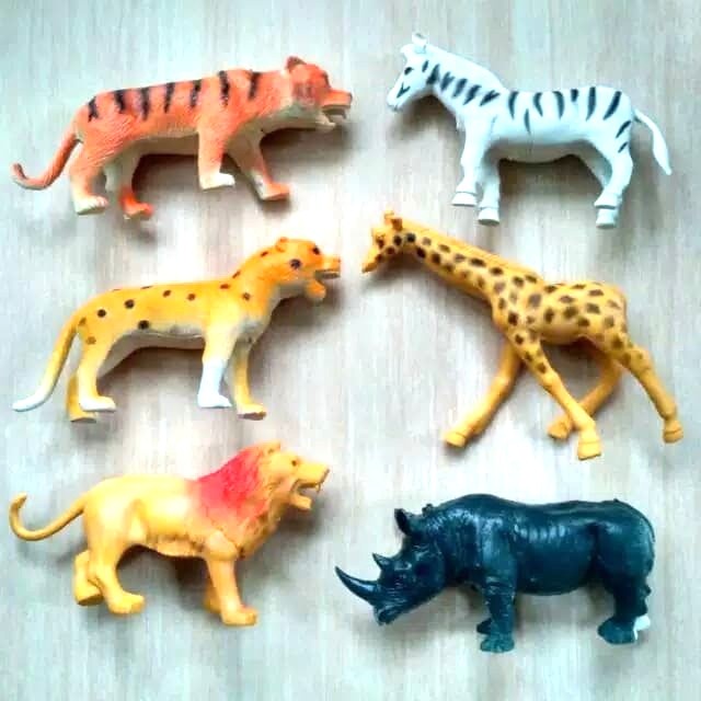 Jual Mainan Binatang Karet Besar Wild Animal Besar PR17285 TS | Shopee ...