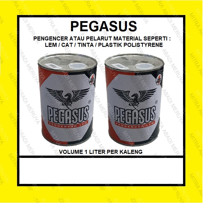 Jual Pengencer lem PEGASUS Kaleng 500 gr | Shopee Indonesia