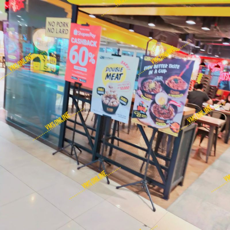 Jual Stand Standing Tiang Rangka Tripod Tripot Banner Benner Display ...
