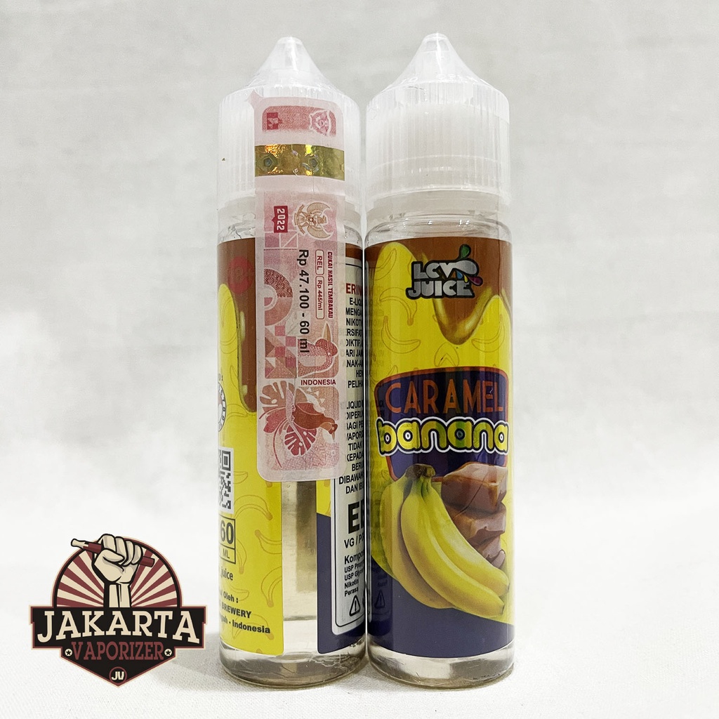 Jual LCV CARAMEL BANANA 60Ml by King Brewery E Liquid LCV Juice Vapor ...