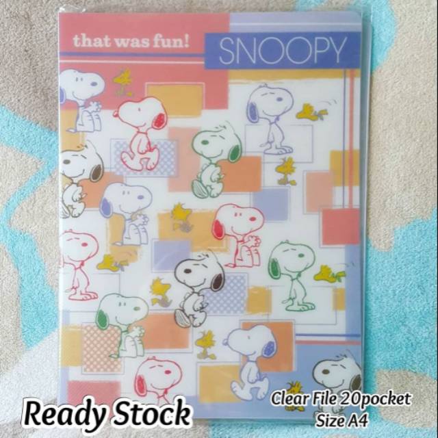 Jual Map File / Folder A4 Snoopy | Shopee Indonesia