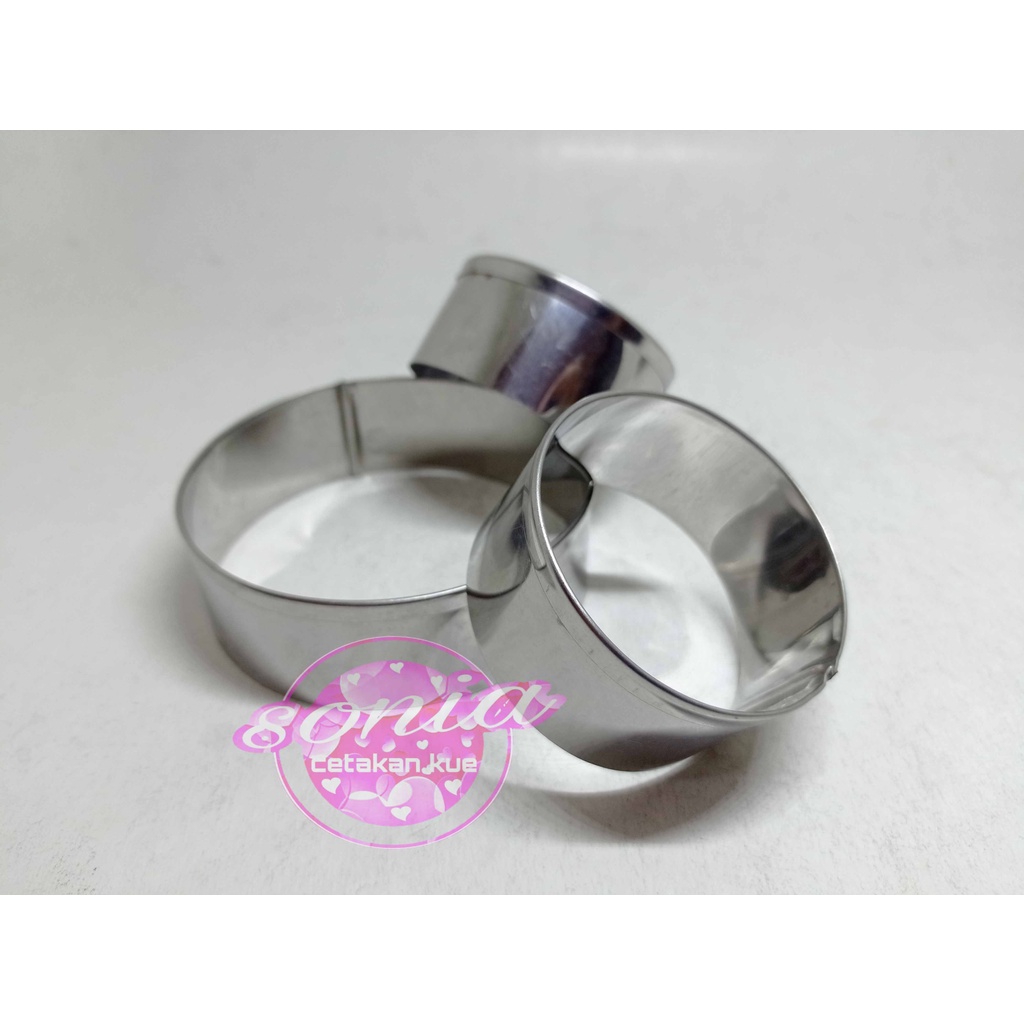 Jual ring roti bulat / ring cutter / ring burger tinggi 3 cm | Shopee ...
