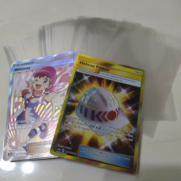 Jual Ds202D Card Sleeve Pokemon Tcg Kartu Standar 65 X 90 Mm Bening Inner Plastik Fs20F2S2 ...