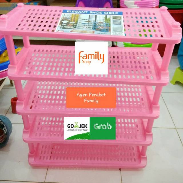 Jual RAK SEPATU MIRING SUSUN 5 SHINPO / TEMPAT SENDAL SERBAGUNA ...