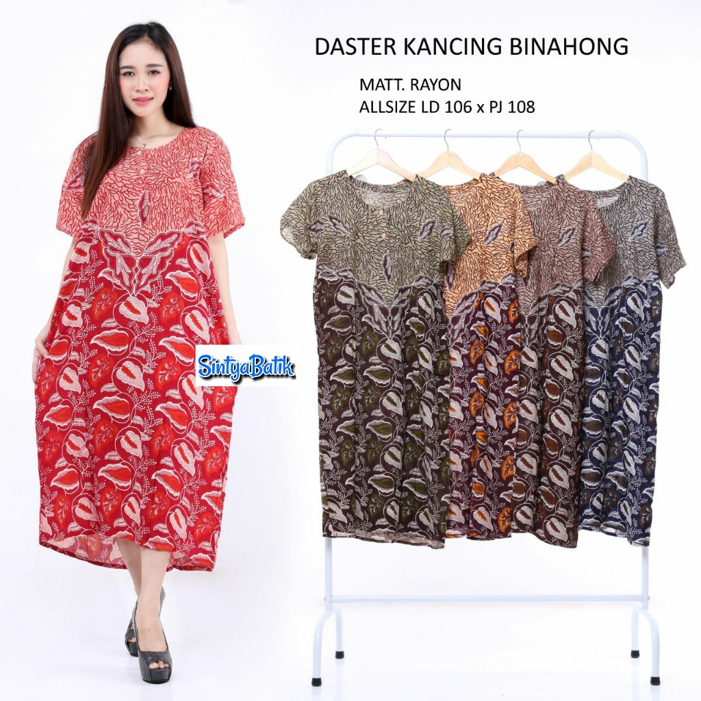 Jual DASTER VIRAL, Baju Tidur Termurah, kancing busui bumil, adem ...