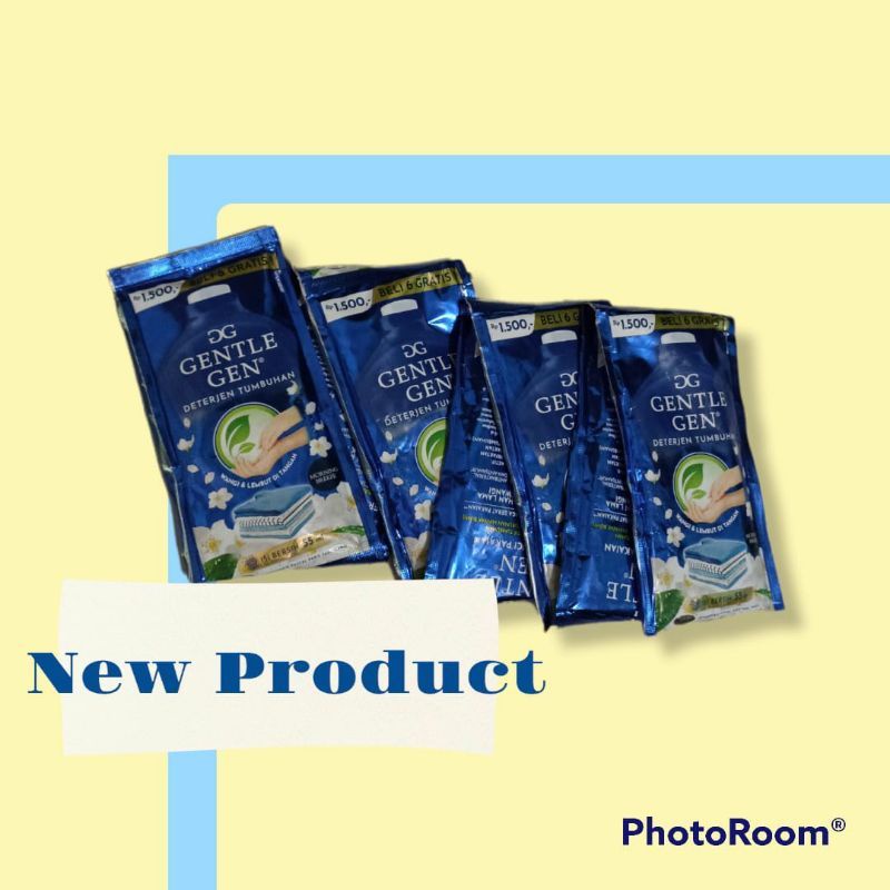 Jual Gentle gen gentel gen deterjen cair konsentrat 40 ml | Shopee ...