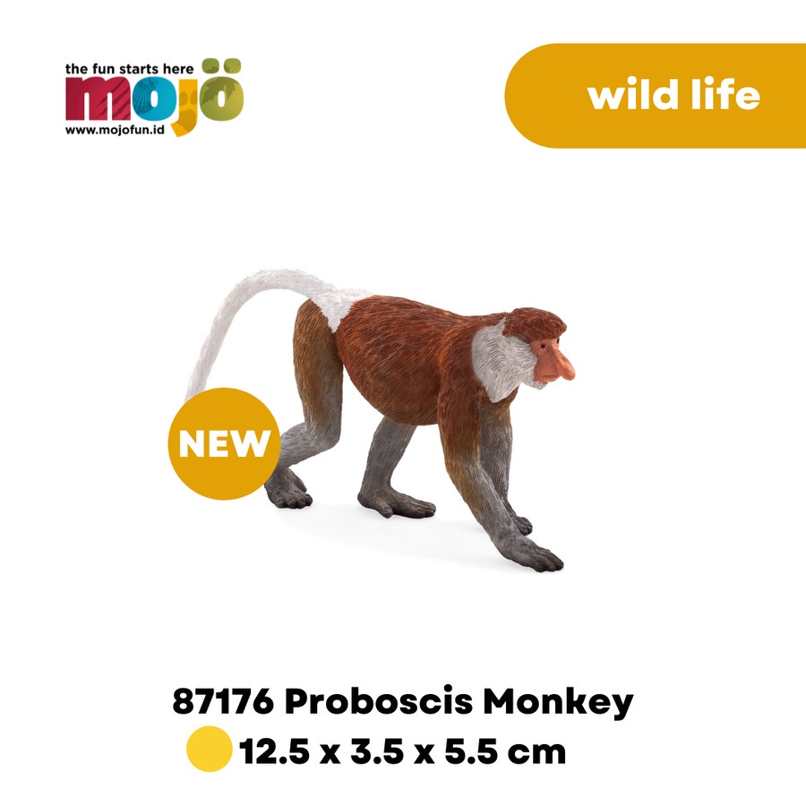 Jual Kamikadomu - Mojo Fun Proboscis Monkey 87176 - Wildlife Collection ...