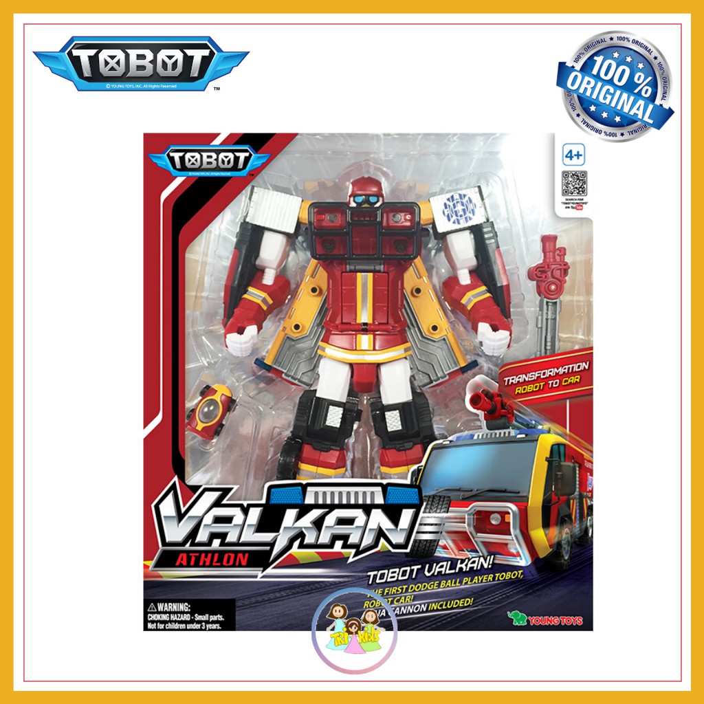 Jual Tobot Athlon VALKAN Besar - Original dari YOUNG TOYS,Inc | Shopee Indonesia