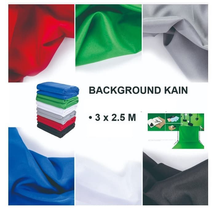 Jual BACKGROUND KAIN WARNA PUTIH,HITAM,KUNING,MERAH,BIRU,HIJAU,ABU2,DLL ...