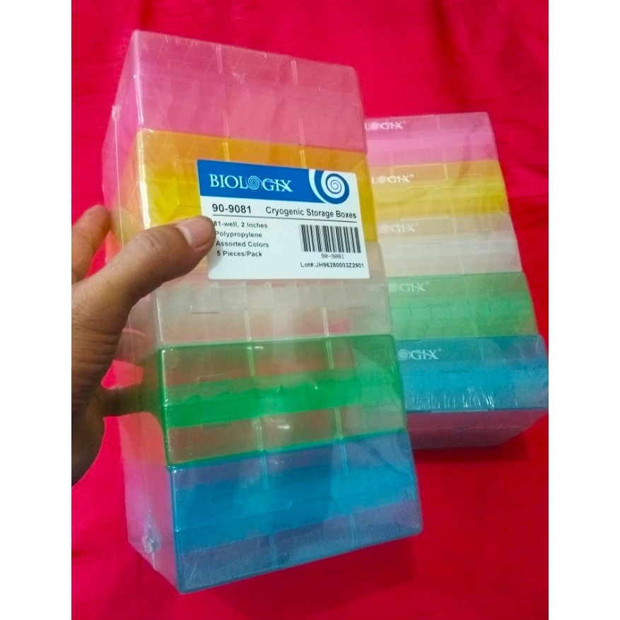 Jual Microtube Storage Box Freezer For 0.5, 1.5 or 2.0 ml Microtube and ...