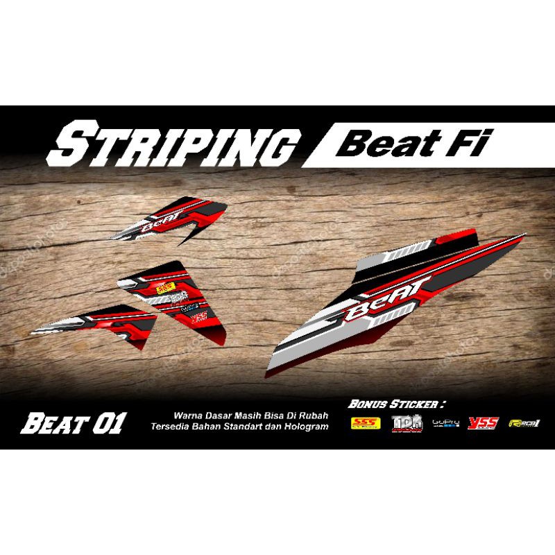 Jual Striping Beat FI (Beat F1, Pop, Beat Karbu, Street) | Shopee Indonesia