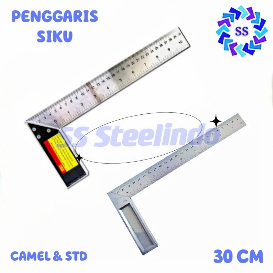 Jual PENGGARIS SIKU BESI CAMEL-BLITZ-STD (SIKON) 30CM | Shopee Indonesia