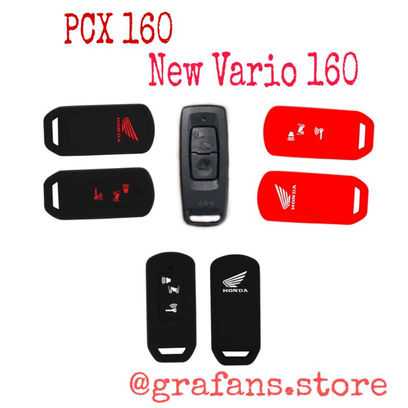 Jual SARUNG SILICON REMOT KEYLESS PCX 160 dan new Vario 160 /2 TOMBOL ...