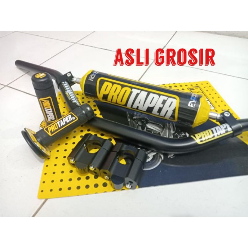 Jual stang fatbar set bonus busa raiser grip universal motor | Shopee ...