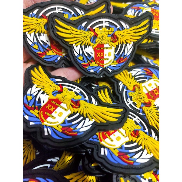 Jual (DESAIN SUKA-SUKA)Patch emblem label logo karet rubber custom 2d ...